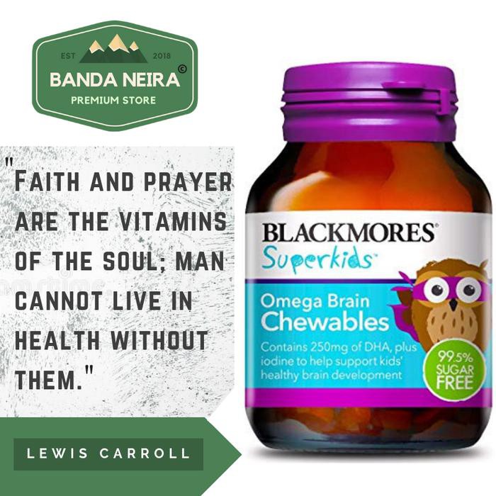 Jual HOT SALE BLACKMORES SUPERKIDS OMEGA BRAIN CHEWABLES 50 KAPSUL ...