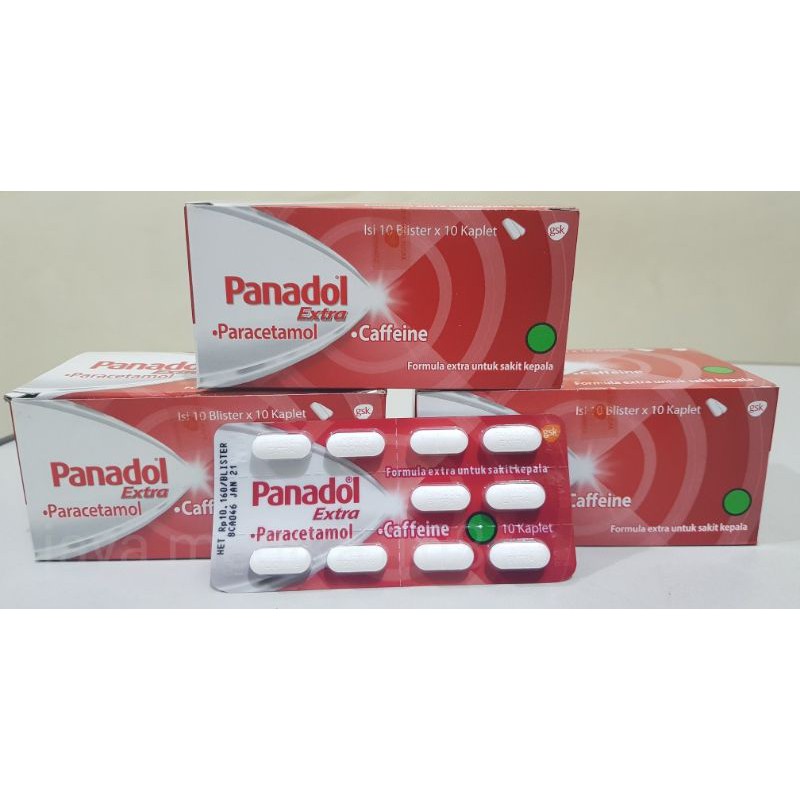 Jual Panadol Extra merah 10 tab | Shopee Indonesia