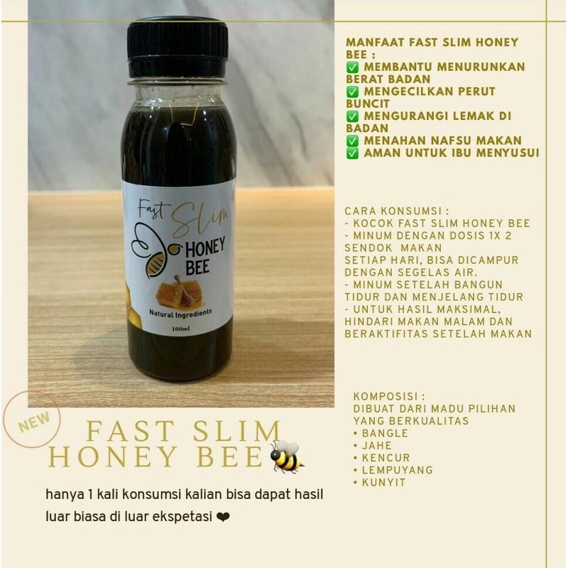 Jual celo fast slim honey bee | Shopee Indonesia