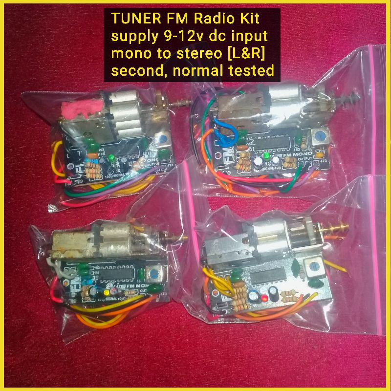 Jual Kit Tuner FM radio mono to stereo [L&R] Bekas second 2nd ~ supply ...