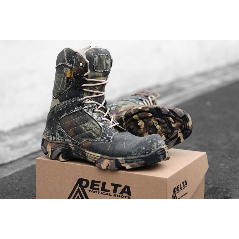Jual Sepatu Safty Delta Tactical Boot Camo Loreng Super Clasic | Shopee ...