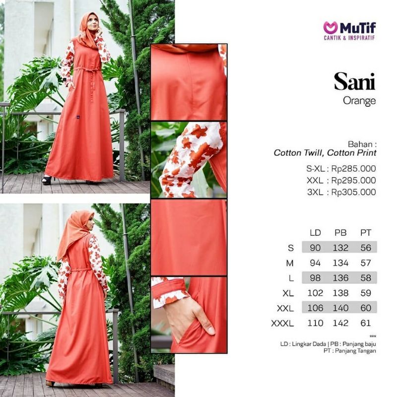 Jual GAMIS MUTIF SANI | Shopee Indonesia