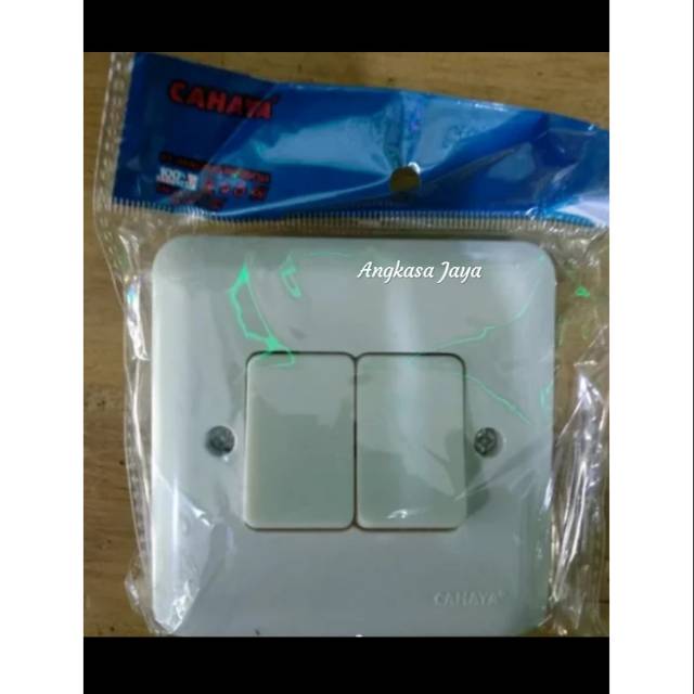 Jual Double Switch - Skakel Saklar Isi2-Seri Tanam Dinding - IB Inbow ...