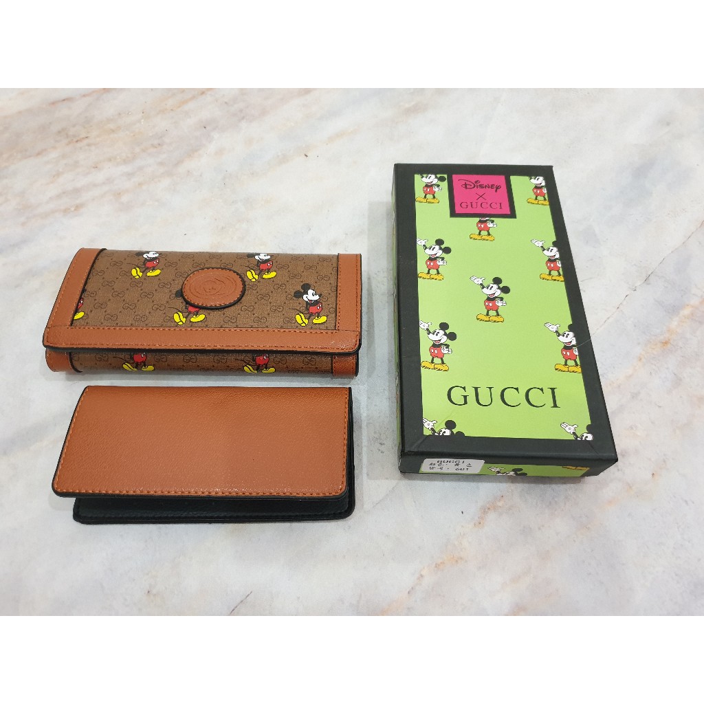 Jual Dompet DISNEY x GUCCI MICKEY CLASSIC 601 QWE 50 dompet batam impor ...