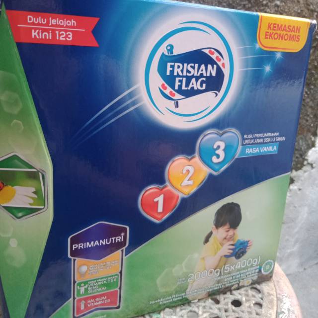 Jual Frisian flag 123 Vanilla 2000gr (5x400g) | Shopee Indonesia