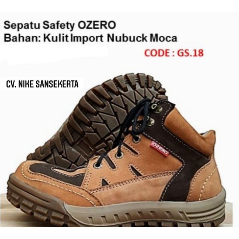 Jual SEPATU SAFETY OZERO CODE GS.18 | Shopee Indonesia