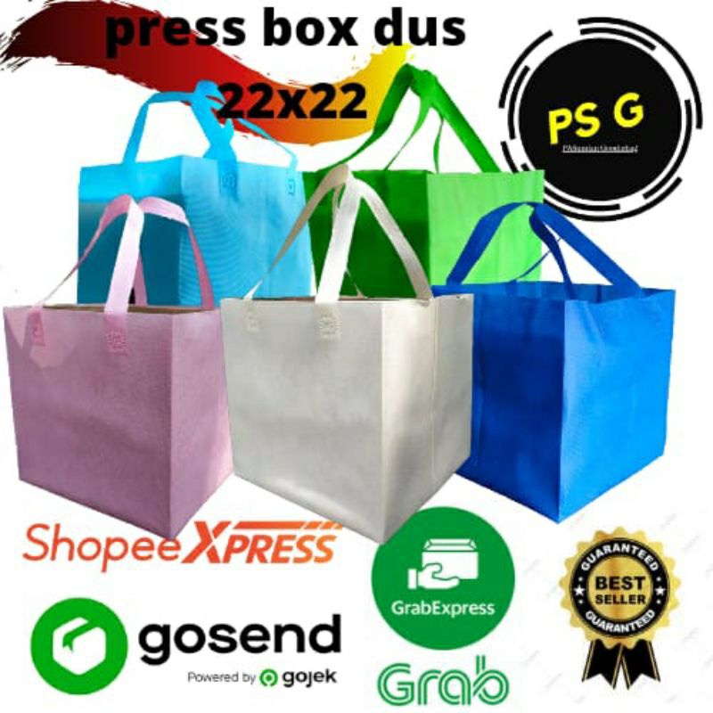 Jual Tas Spunbond Box Nasi 22x22 Dus Nasi Pres (Lusin) | Shopee Indonesia