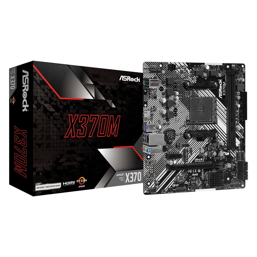 Jual ASRock X370M (AM4, AMD Promontory X370, DDR4, USB3.1, SATA3 ...