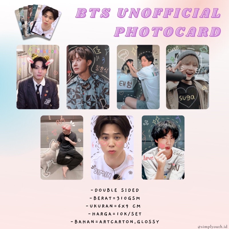 Jual BTS ENHYPEN TXT GROUP UNOFFICIAL PHOTOCARD SET PC UNOFF DOODLE FREEBIES | Shopee Indonesia