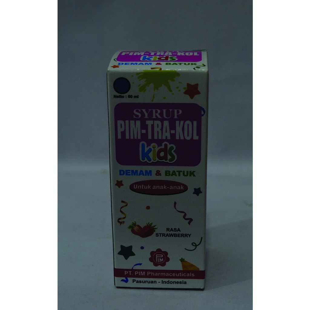 Jual Pim-Tra-Kol Sirup / Syrup 60 Ml (Obat Demam dan Batuk) | Shopee ...