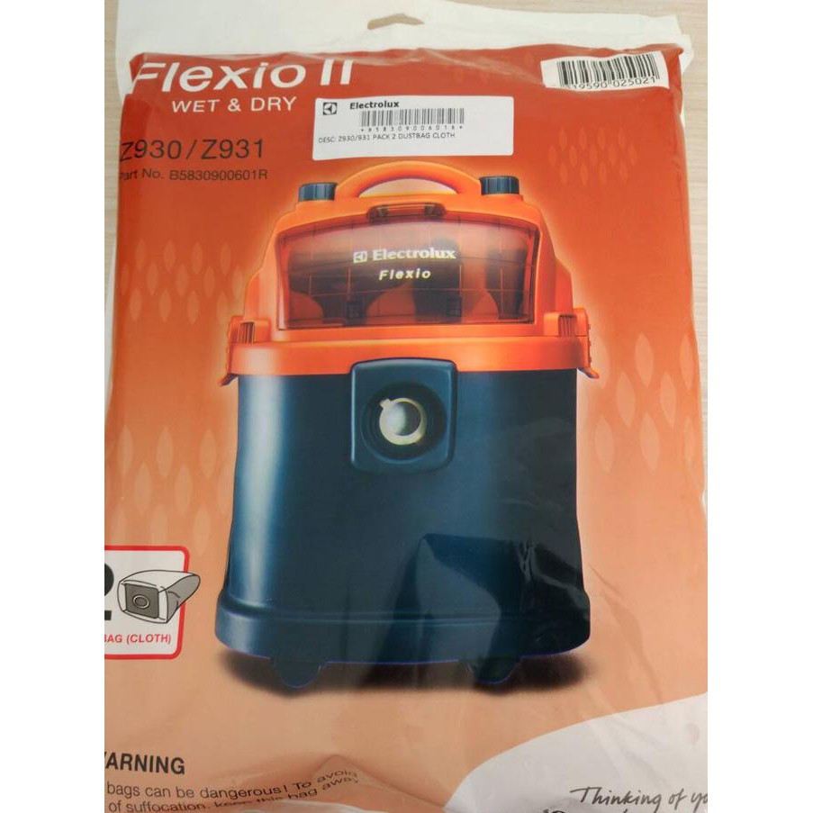 Jual Original Bag Kantong Debu Kain Electrolux Z 930 931 Flexio II ...