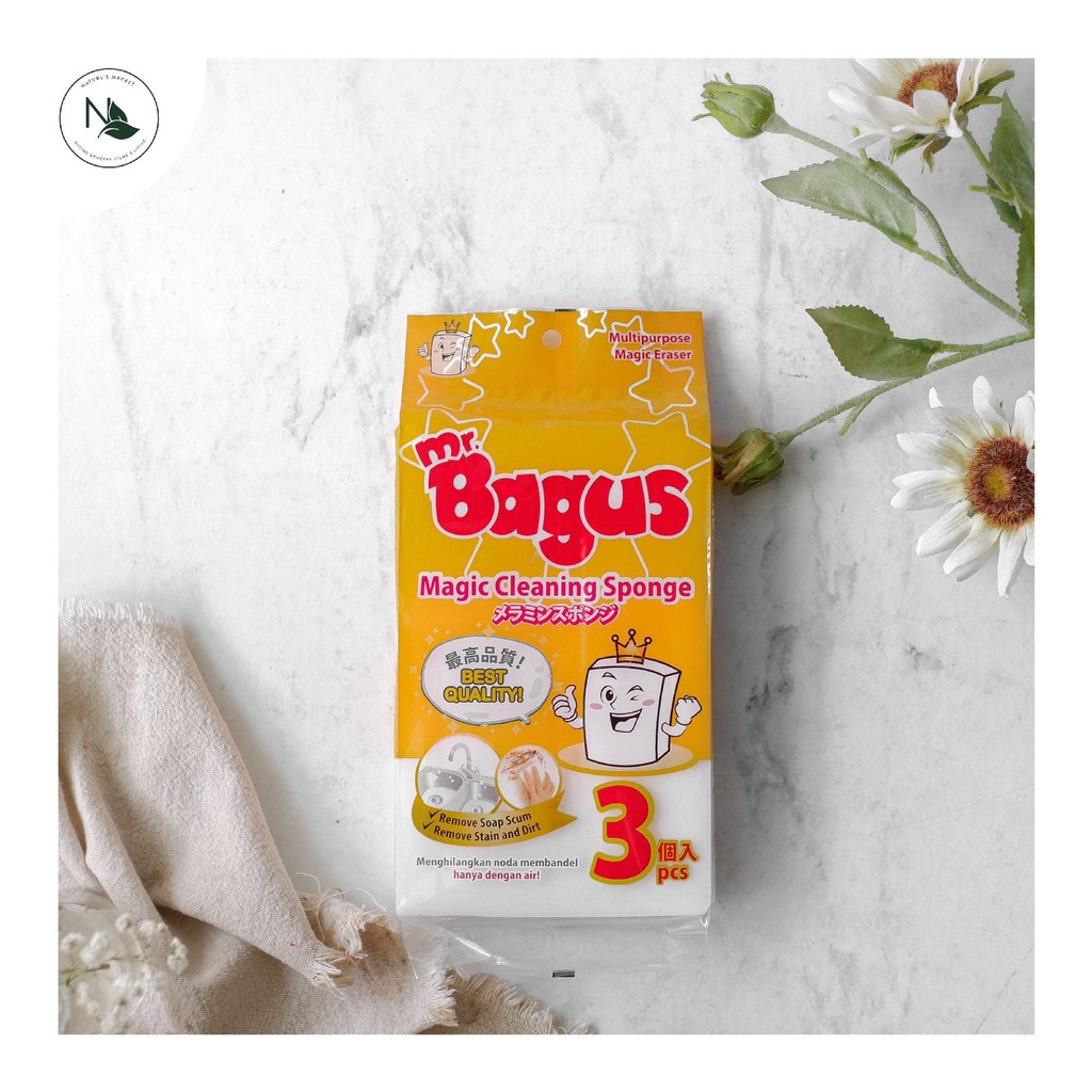 Jual Mr. Bagus Magic Sponge ( Spon Ajaib ) isi 3pcs | Shopee Indonesia