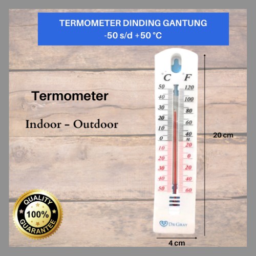 Jual Thermometer - Termometer Dinding - Termometer Ruangan - Alat Ukur ...