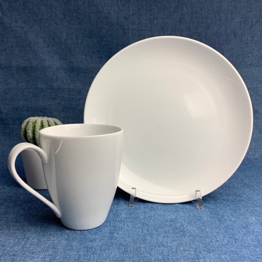 Jual Dinner Set Piring Makan Mug Keramik Best Seller (isi 4pcs ...