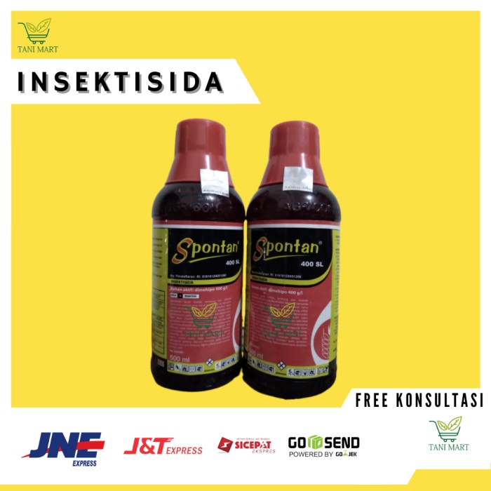 Jual Insektisida Racun Hama Tanaman Pertanian SPONTAN 400SL 500ml ...