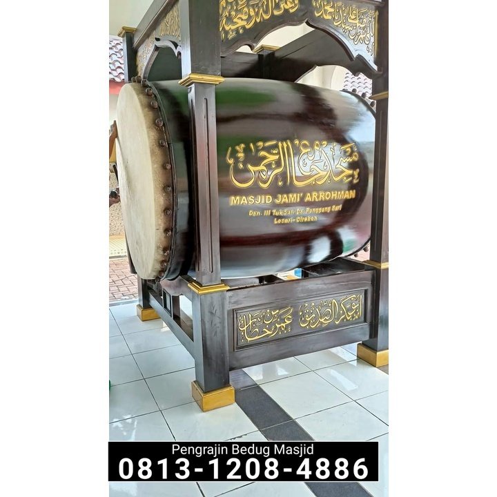 Jual Bedug Masjid Besar Beduk Masjid Kayu Jati Kulit Sapi Kulit Kerbau ...