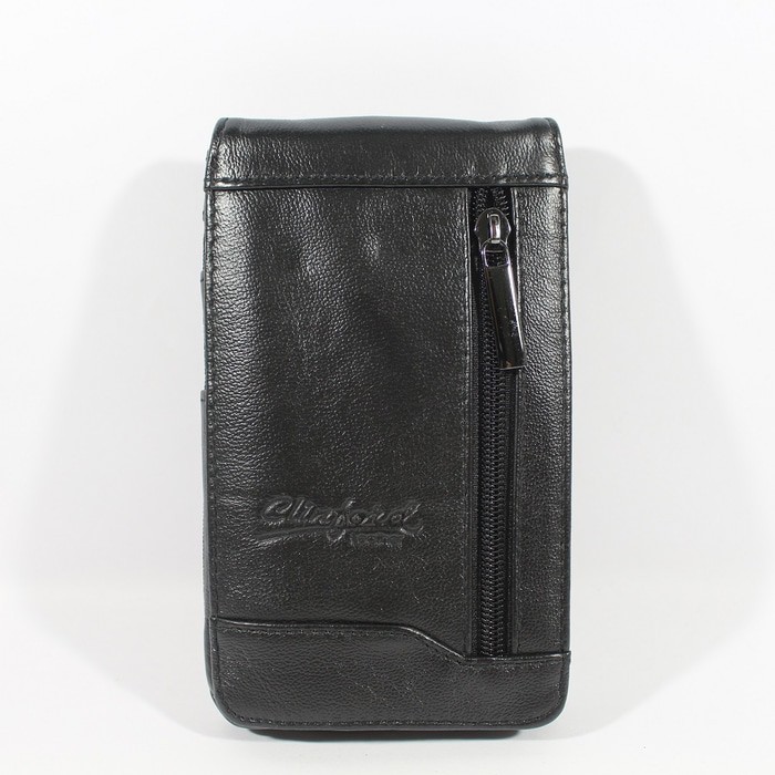 Jual DOMPET SARUNG HP HANDPHONE KULIT ASLI IMPORT | CLINFORD 218 BLACK | Shopee Indonesia