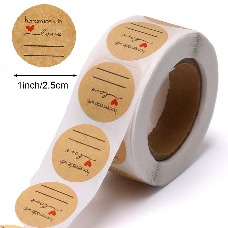 Jual Label Sticker HANDMADE Stiker Kemasan Hamper Souvenir Kado Pesta ...