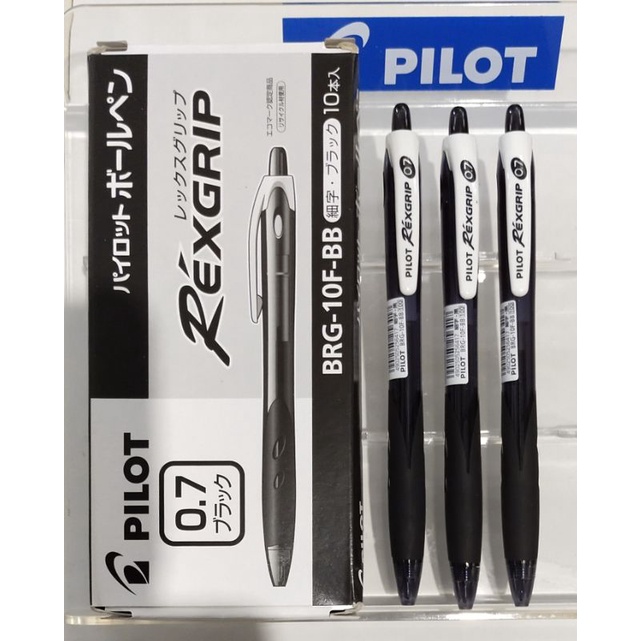 Jual PILOT BALLPOINT REXGRIP "BRG-10F(1pcs) | Shopee Indonesia