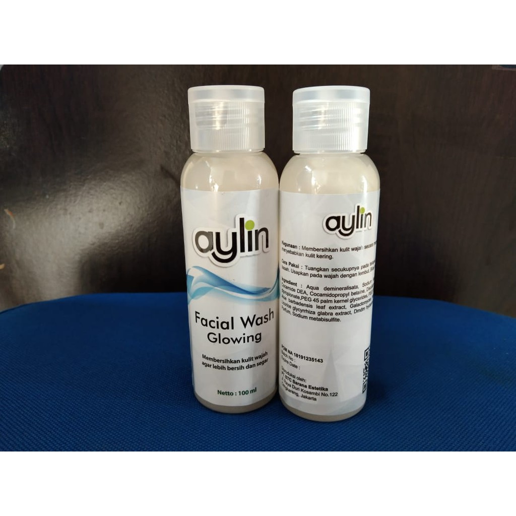 Jual AYLIN FACIAL WASH GLOWING (BOTOL FLIPTOP) | Shopee Indonesia