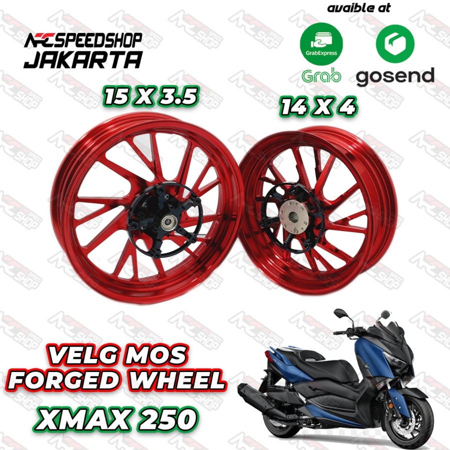 Jual Velg MOS Yamaha XMAX Forged Wheels Full Alumunium | Shopee Indonesia