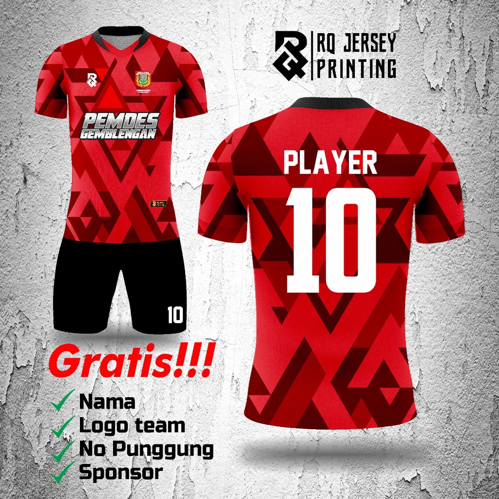Jual JERSEY FUTSAL JERSEY BOLA CUSTOM FULL SET (BISA SATUAN) | Shopee ...