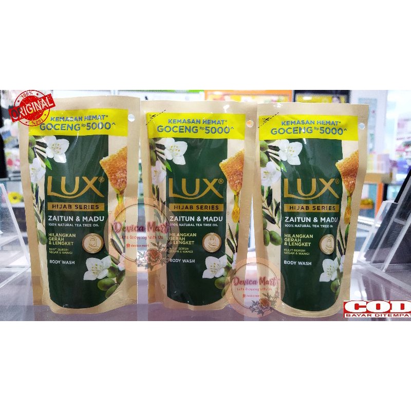 Jual DEVICA PROMO LUX BODYWASH HIJAB SERIES ZAITUN&MADU/LUX MAGICAL ORCHID 85ml | Shopee Indonesia