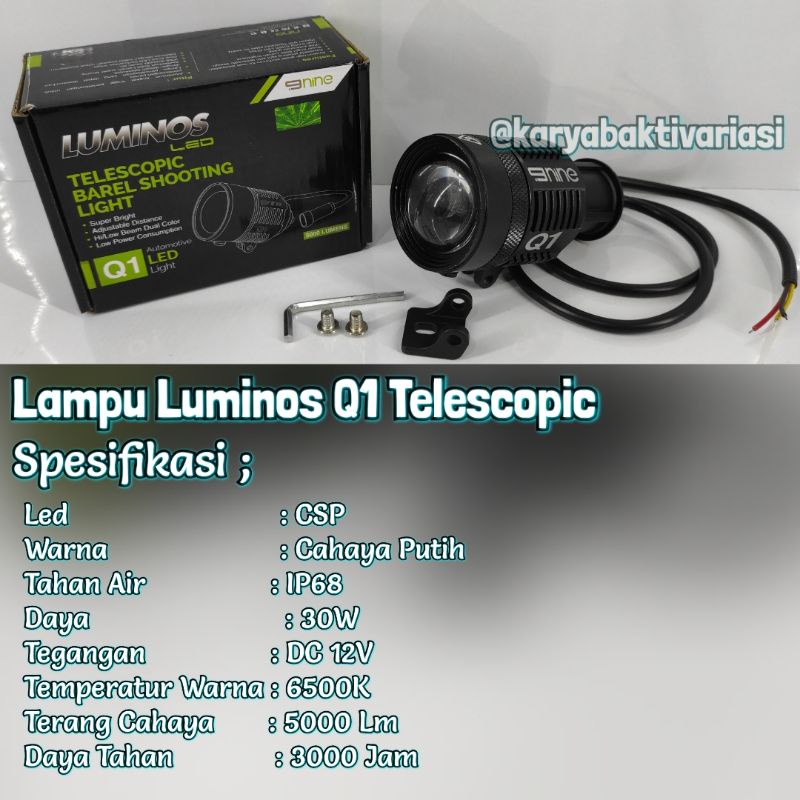 Jual Lampu Luminos Q1 Telescopic | Shopee Indonesia
