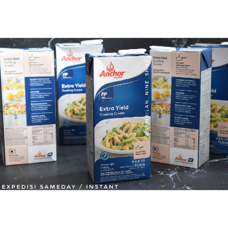 Jual ANCHOR Extra Yield COOKING CREAM 1 Liter | Shopee Indonesia