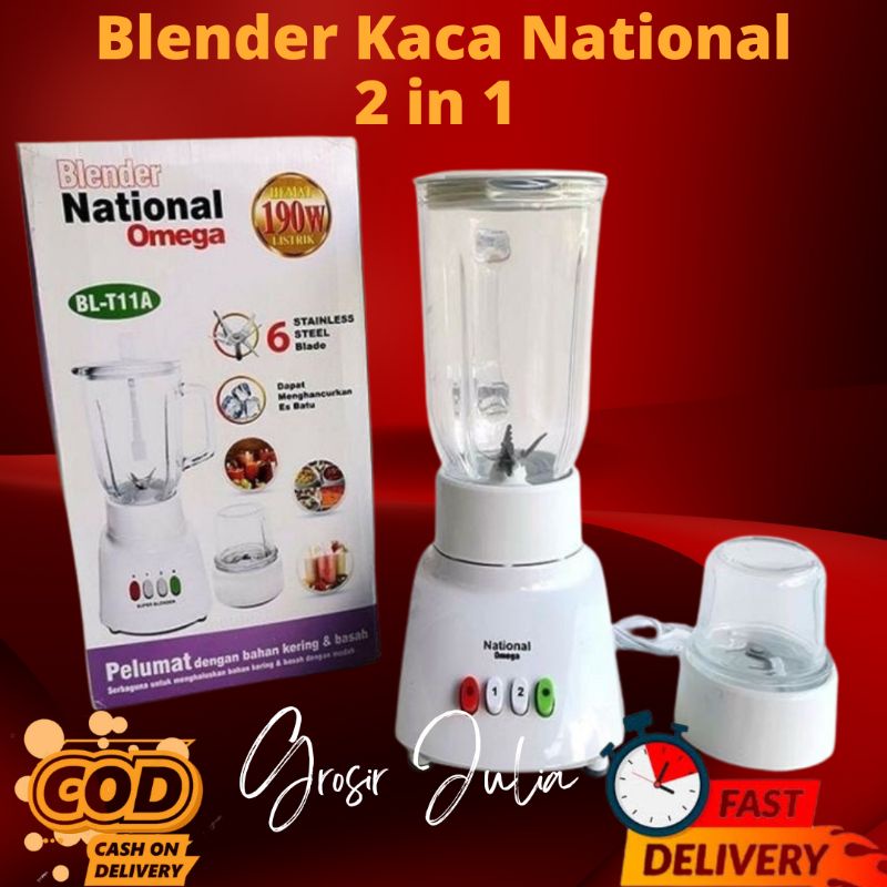 Jual Blender Kaca National 2 in 1 Serbaguna | Shopee Indonesia