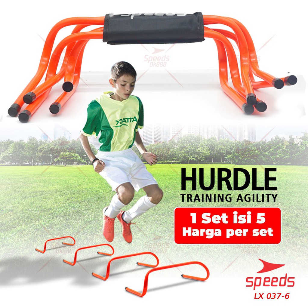 Jual SPEEDS Hurdle Training Agility Tiang Latihan Loncat Lari ...