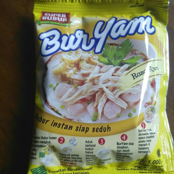 Jual Super Bubur Buryam 22gram Rentengan (10pcs) | Shopee Indonesia