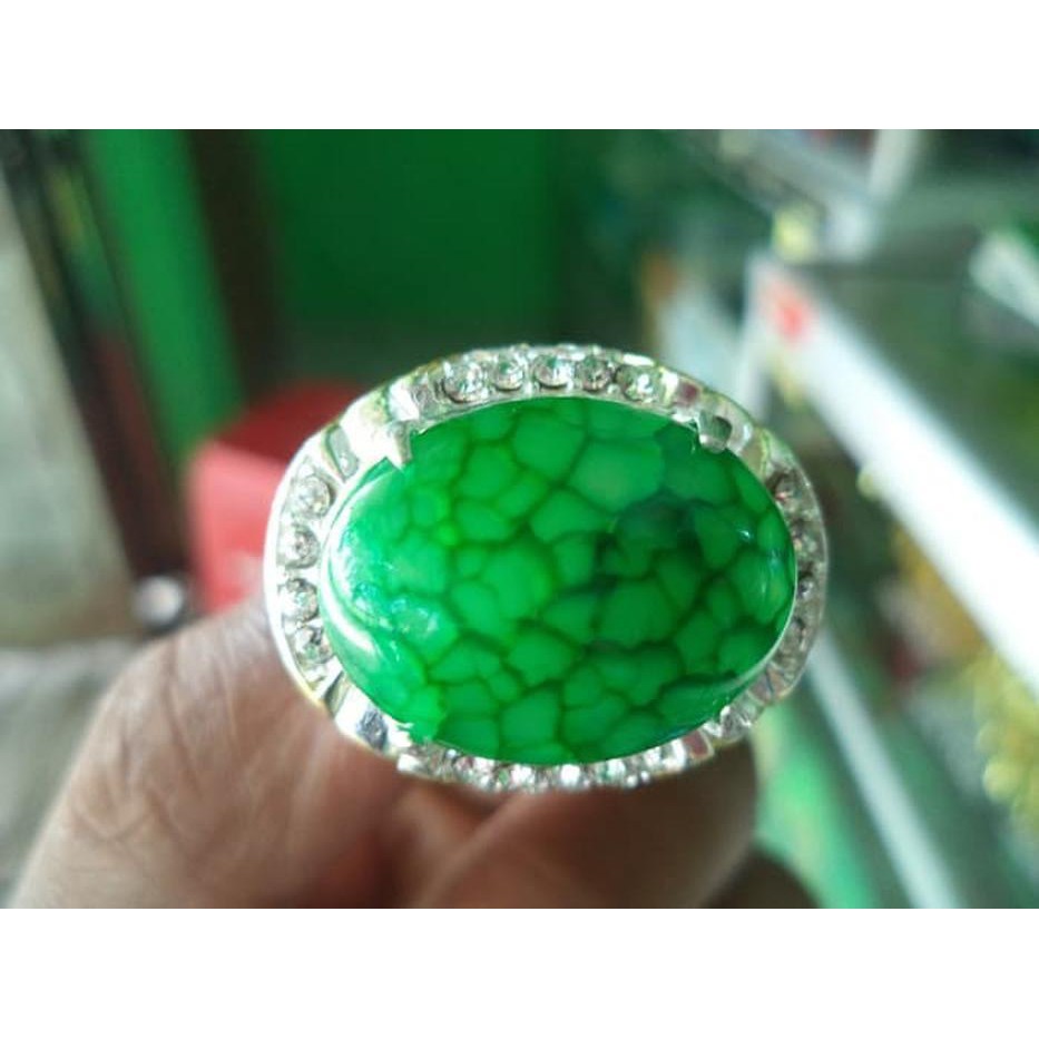 Jual batu akik sisik ular ijo jreeng eksotis | Shopee Indonesia