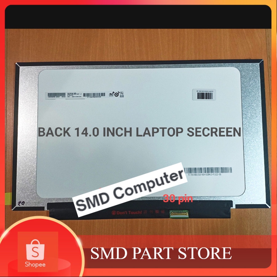 Jual SCREEN LAYAR LED LCD LAPTOP 14 INCH SLIM 30 PIN SMALL FRAME NO ...