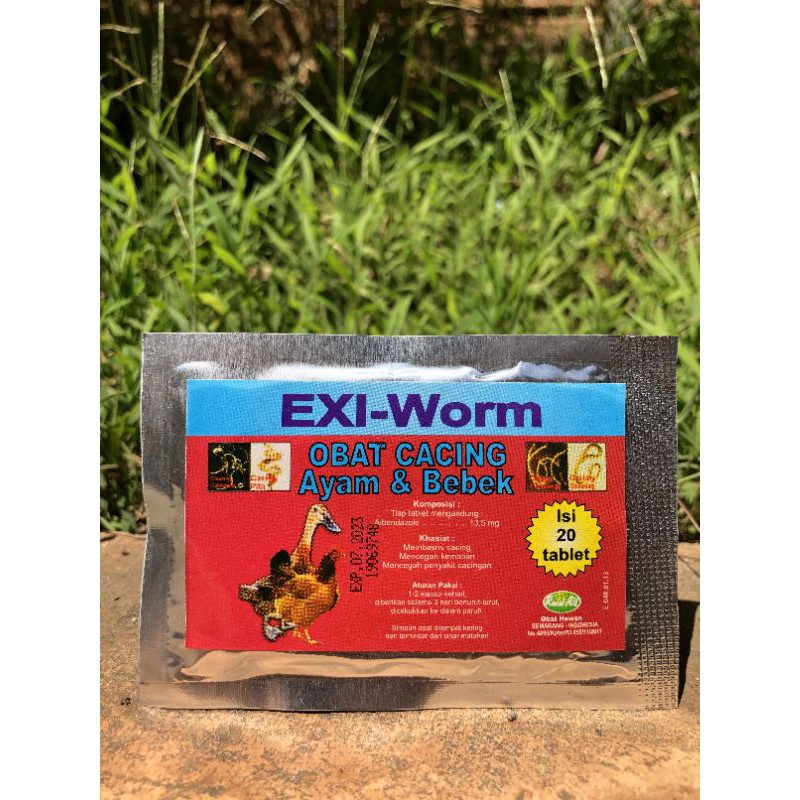 Jual Exi-worm (obat cacing ayam dan bebek) | Shopee Indonesia