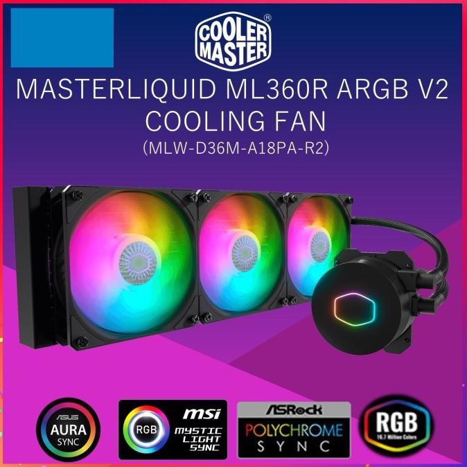 Jual Water Cooling Cooler Master Ml360R Argb V2 Master Liquid Cpu ...