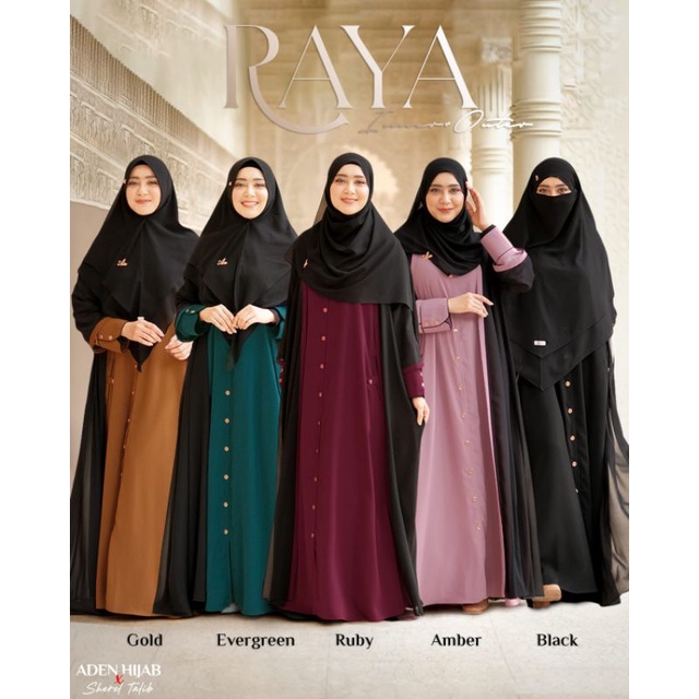 Jual ABAYA RAYA SERIES BY ADEN HIJAB/ ABAYA SHEREL THALIB | Shopee ...