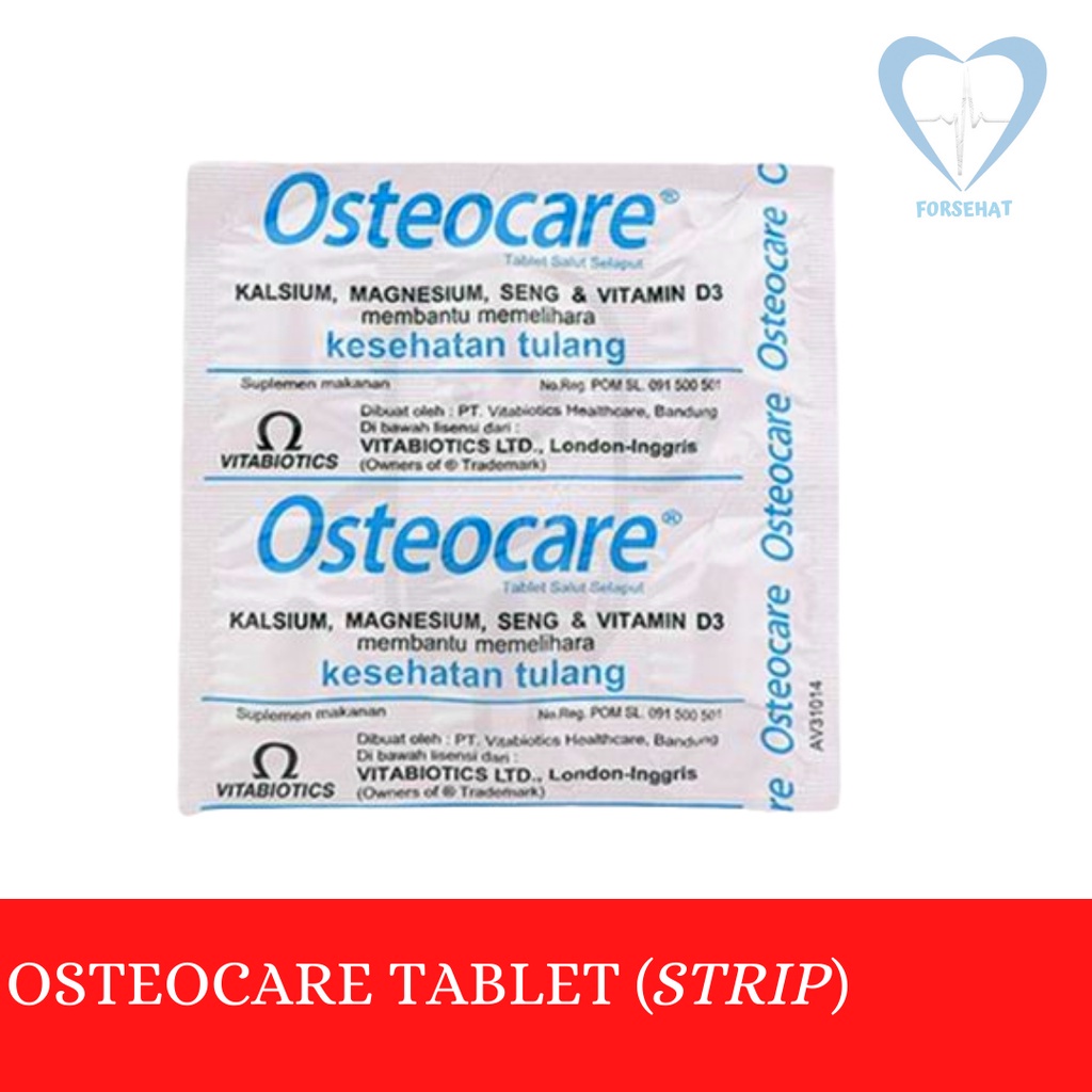 Jual OSTEOCARE TABLET SUPLEMEN KESEHATAN TULANG LEMBARAN | Shopee Indonesia