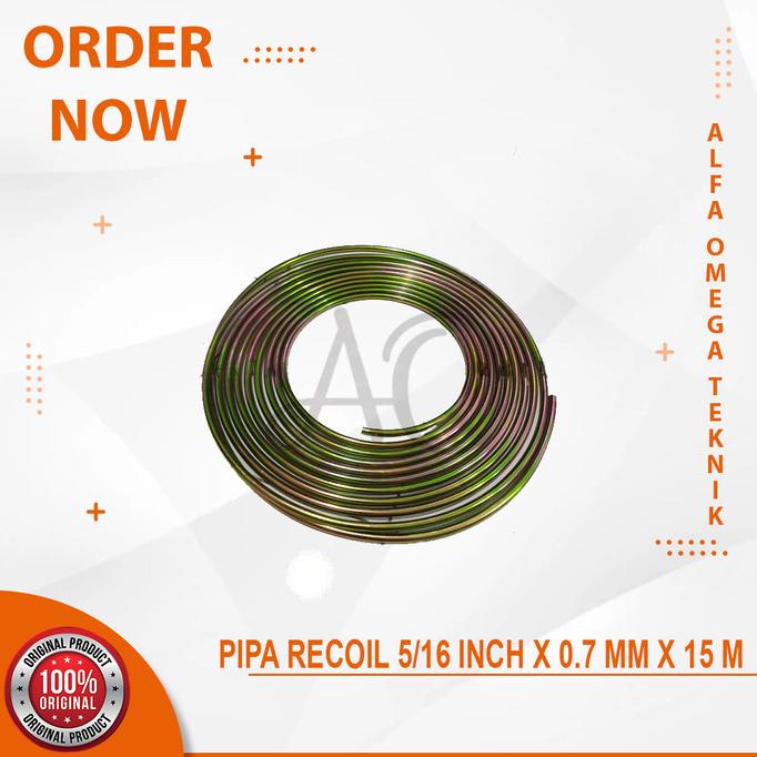 Jual PIPA LEDENG ROLL GALVANIS STEEL TUBE 5/16" X 0,7 MM X 15 METER ...