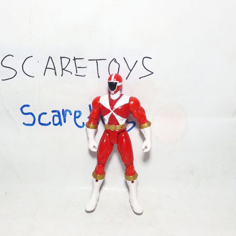Jual Power Rangers lightspeed rescue trans armor Red ranger battlized ...