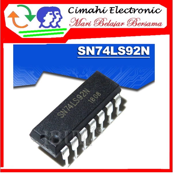 Jual 74LS92 Decade Counter :Counter Pembagi 12 counter 4 Bit | Shopee Indonesia
