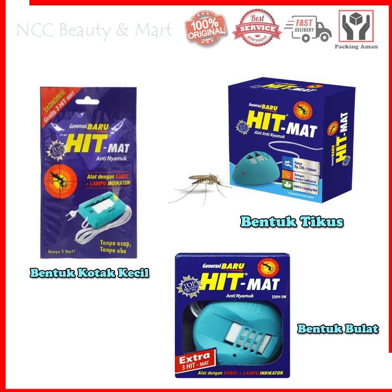Jual * NCC * HIT MAT Anti Nyamuk Alat dengan Kabel dan Lampu Indikator - Obat Nyamuk Elektrik ...
