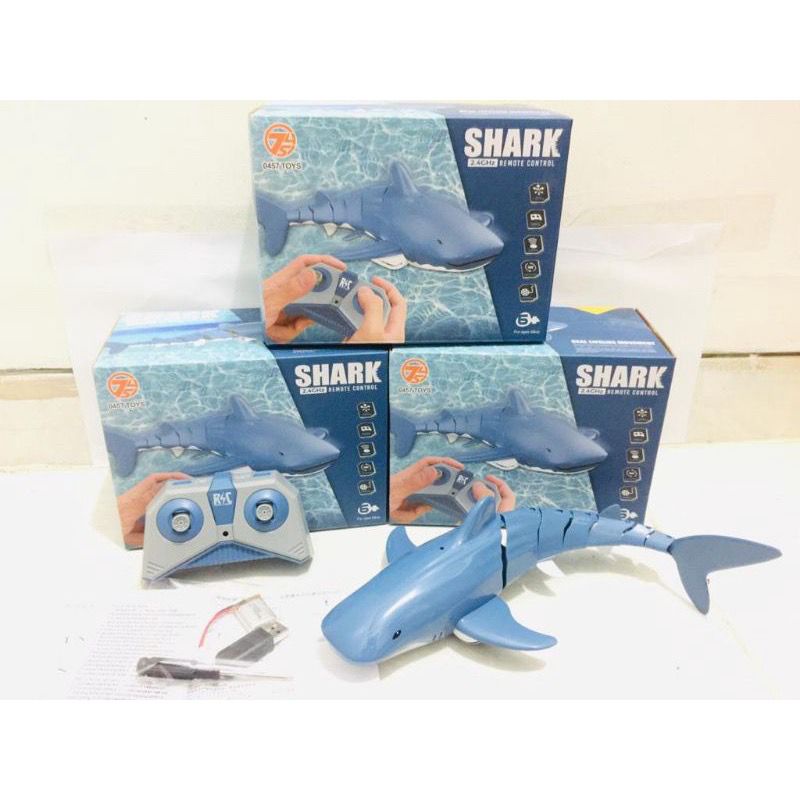 Jual Remote control shark hiu paus buaya whale crocodile RC ocean fish ...