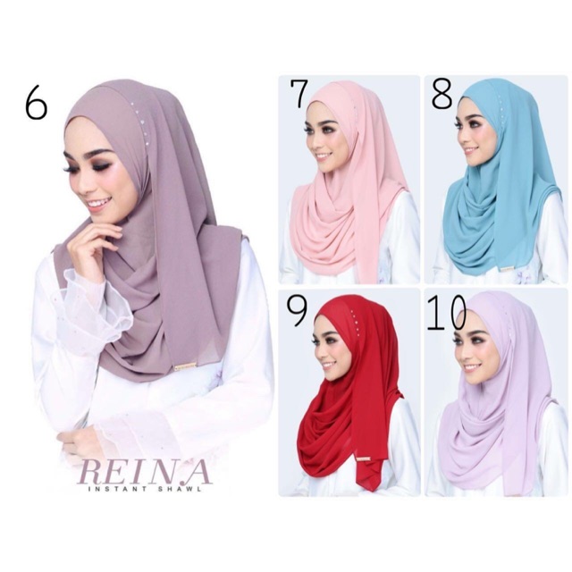 Jual Reina instant shawl | Shopee Indonesia