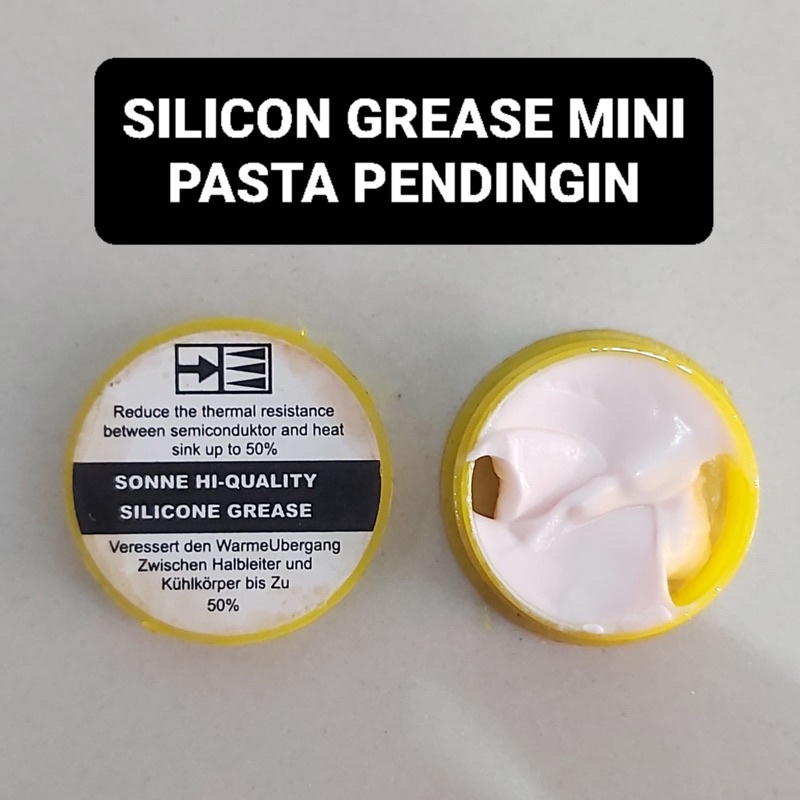 Jual Silicon Grease MINI Pasta Pendingin IC Transistor Silikon Thermal ...