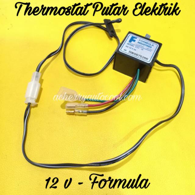 Jual Thermostat Putar Elektrik 12 Volt Formula | Shopee Indonesia