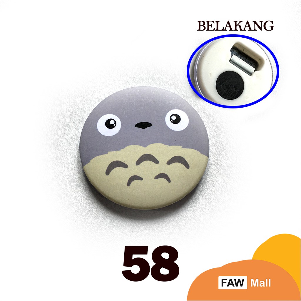 Jual Totoro Magnet Kulkas ukuran 58 mm | Shopee Indonesia