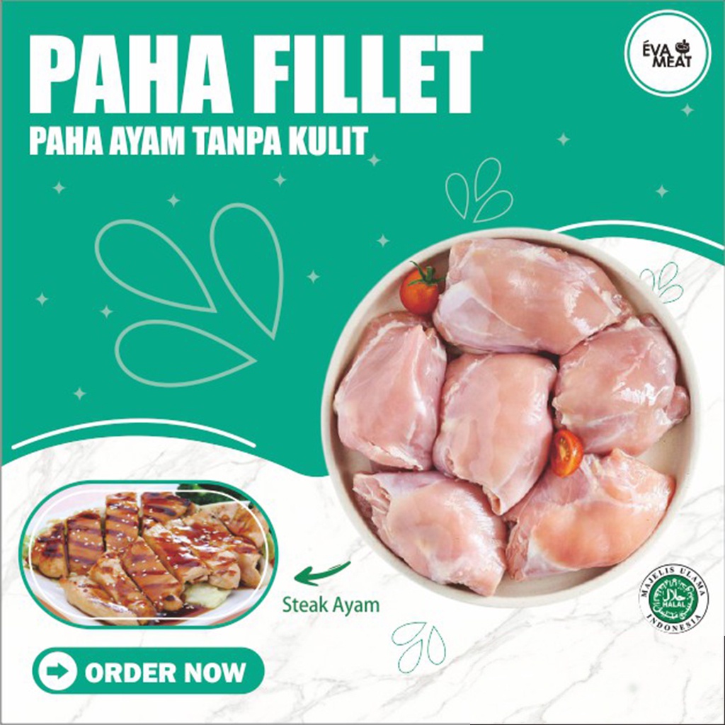 Jual paha filet - chicken thight fillet - fillet paha ayam - boneless ...