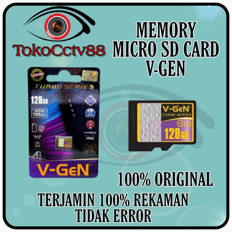 Jual Memory Micro SD V-gen 128 GB / Micro SD Card 128 GB | Shopee Indonesia