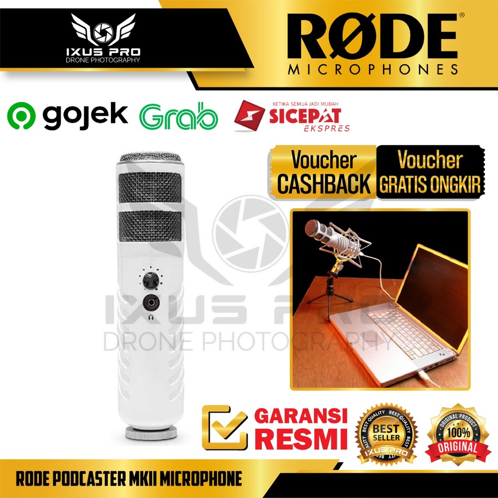 Jual Rode Podcaster MKII Microphone | Shopee Indonesia